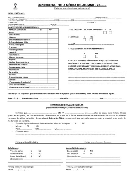 Ficha-Medica-2025 | Uzzi College